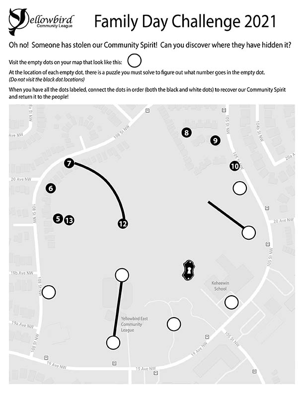 Family Day Treasure Hunt – Yellowbird East Community League